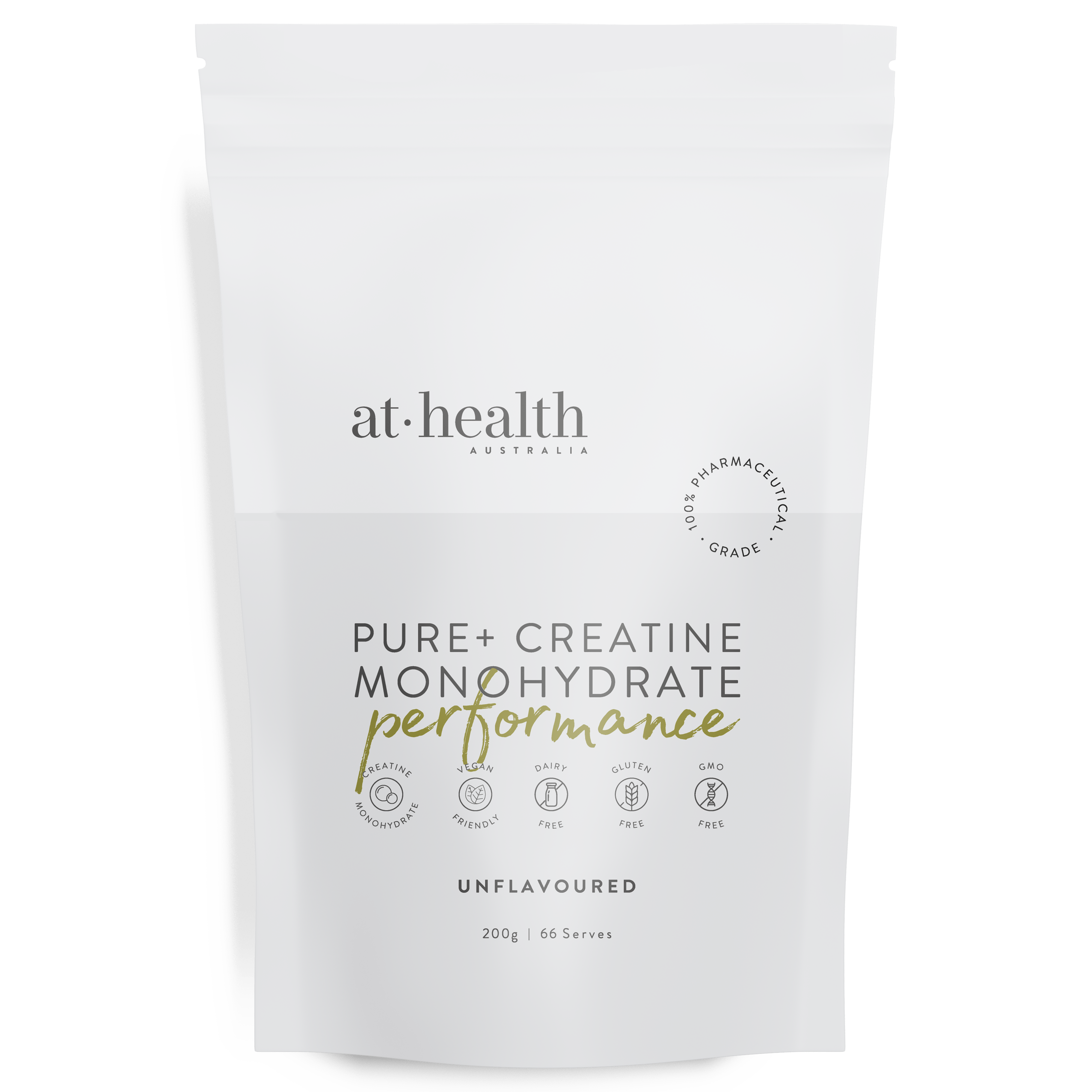 Pure+ Creatine Monohydrate 200g - Unflavoured Blend – At Health ...